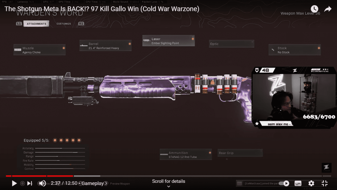 Zlaner's Shotgun Class Setup, COD: Warzone | Tryhardsports