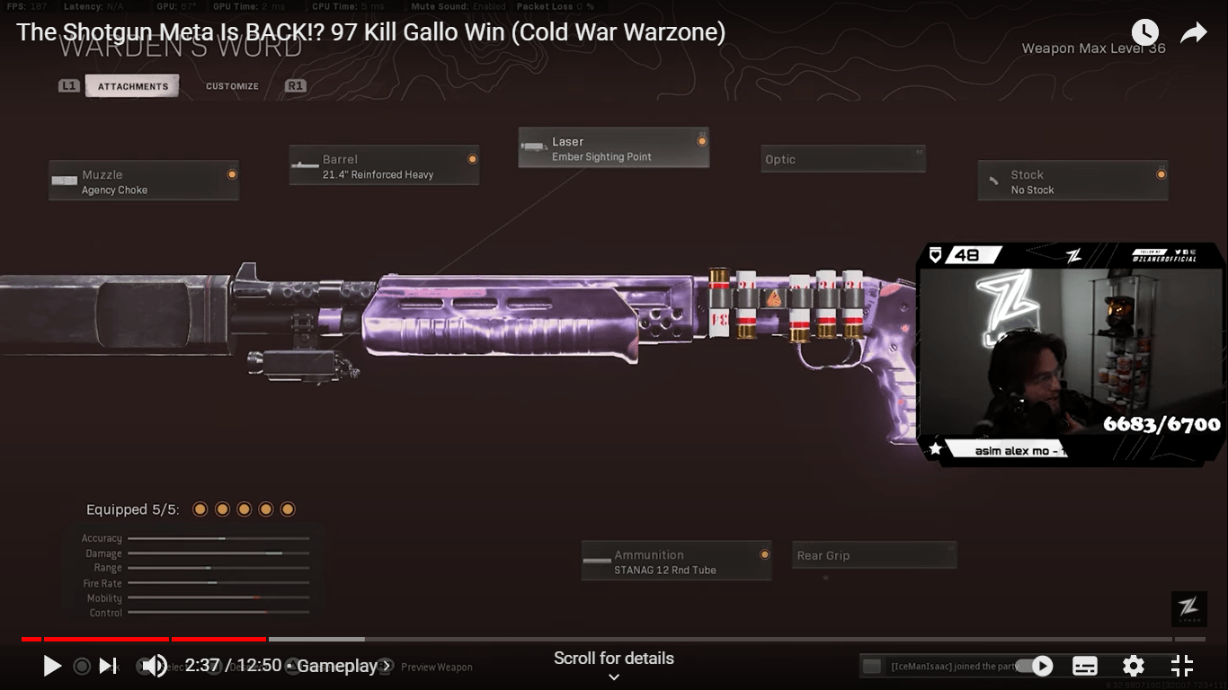 Zlaner's Shotgun Class Setup, COD: Warzone | Tryhardsports