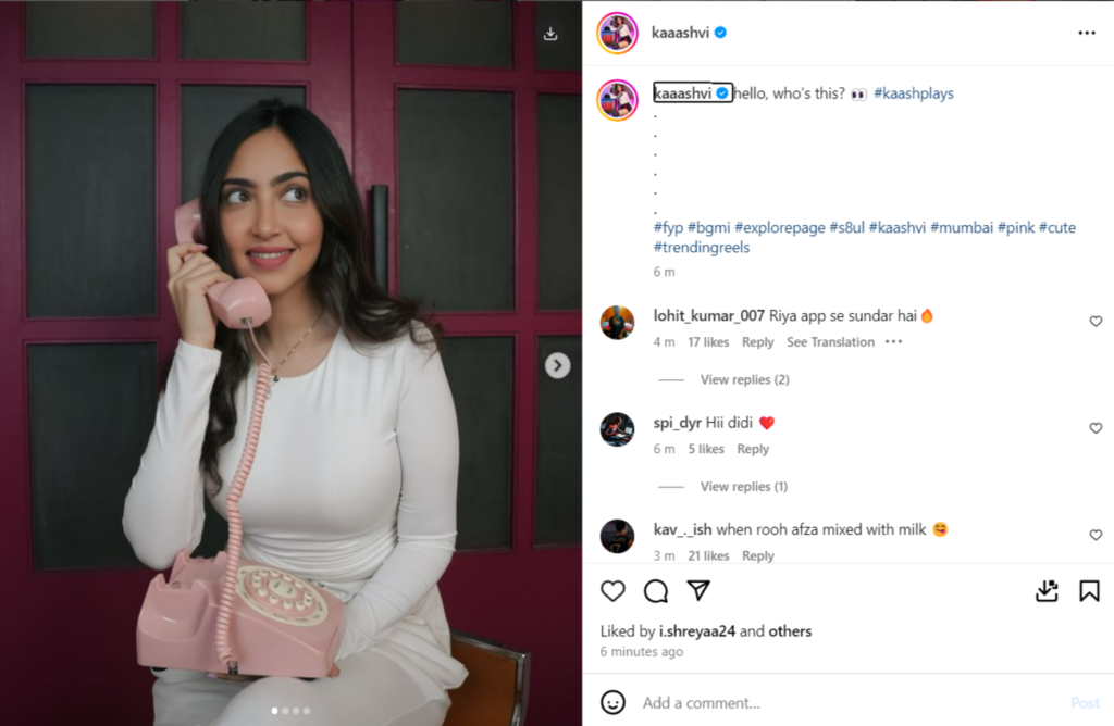 Kaashvi In cute yet bold White Top Has Left us Speechless: Pics inside